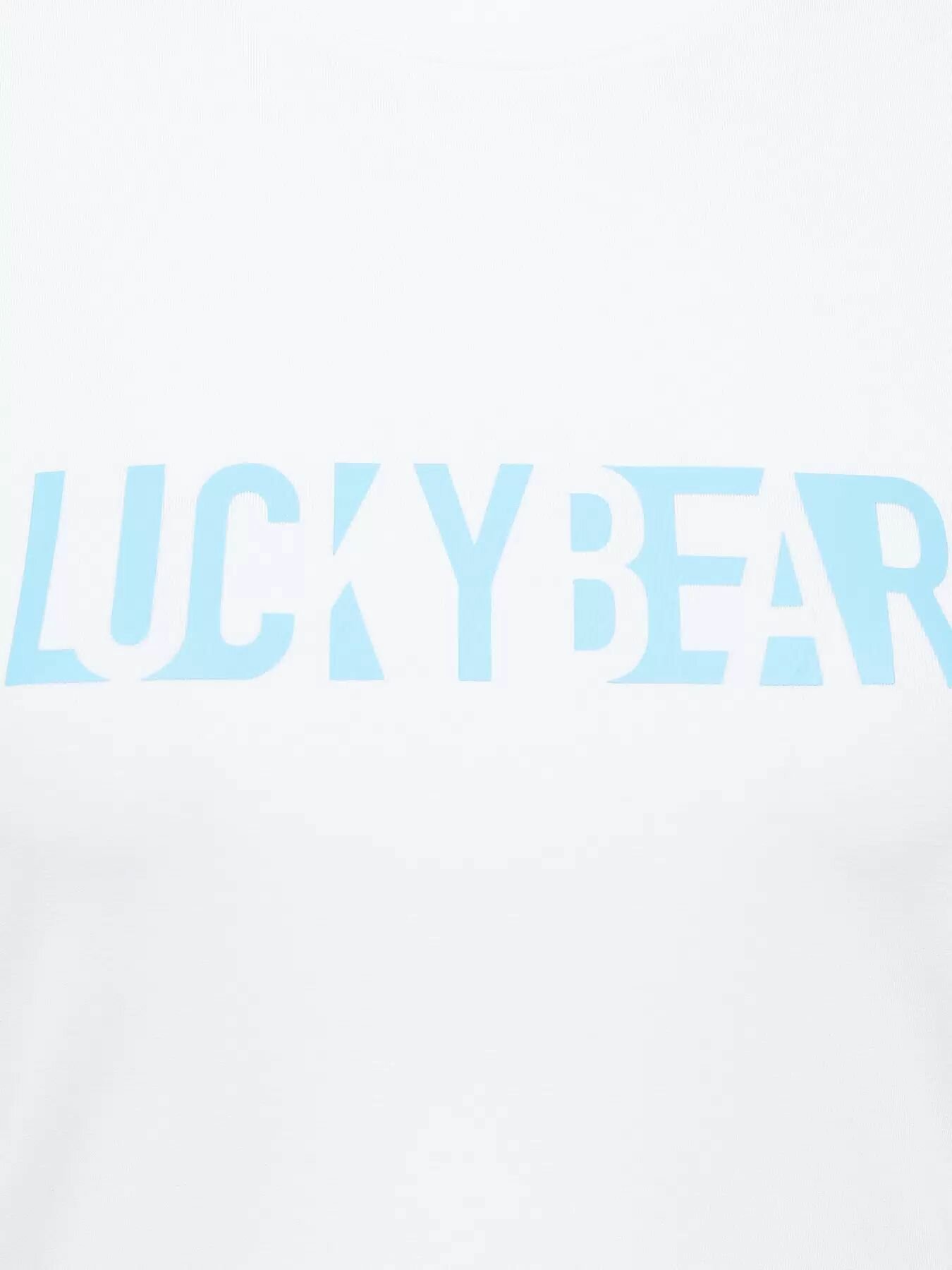 Футболка Lucky Bear, размер XS, белый — фото 1