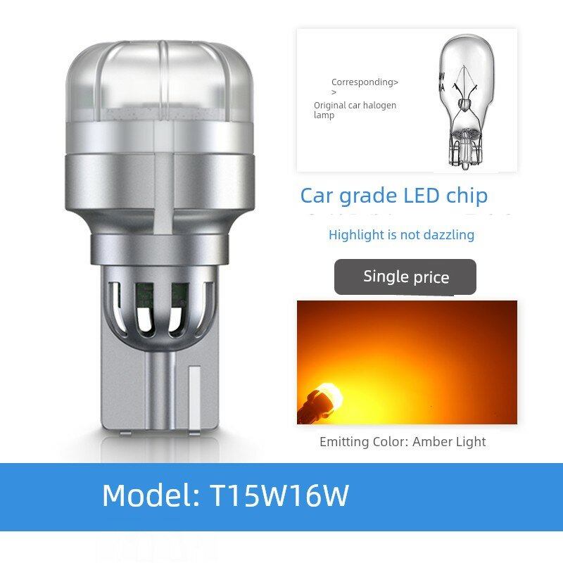 После-продажная высокая яркость T15/W16W янтарная светодиодная автомобильная лампа для задней стоп-световой лампы