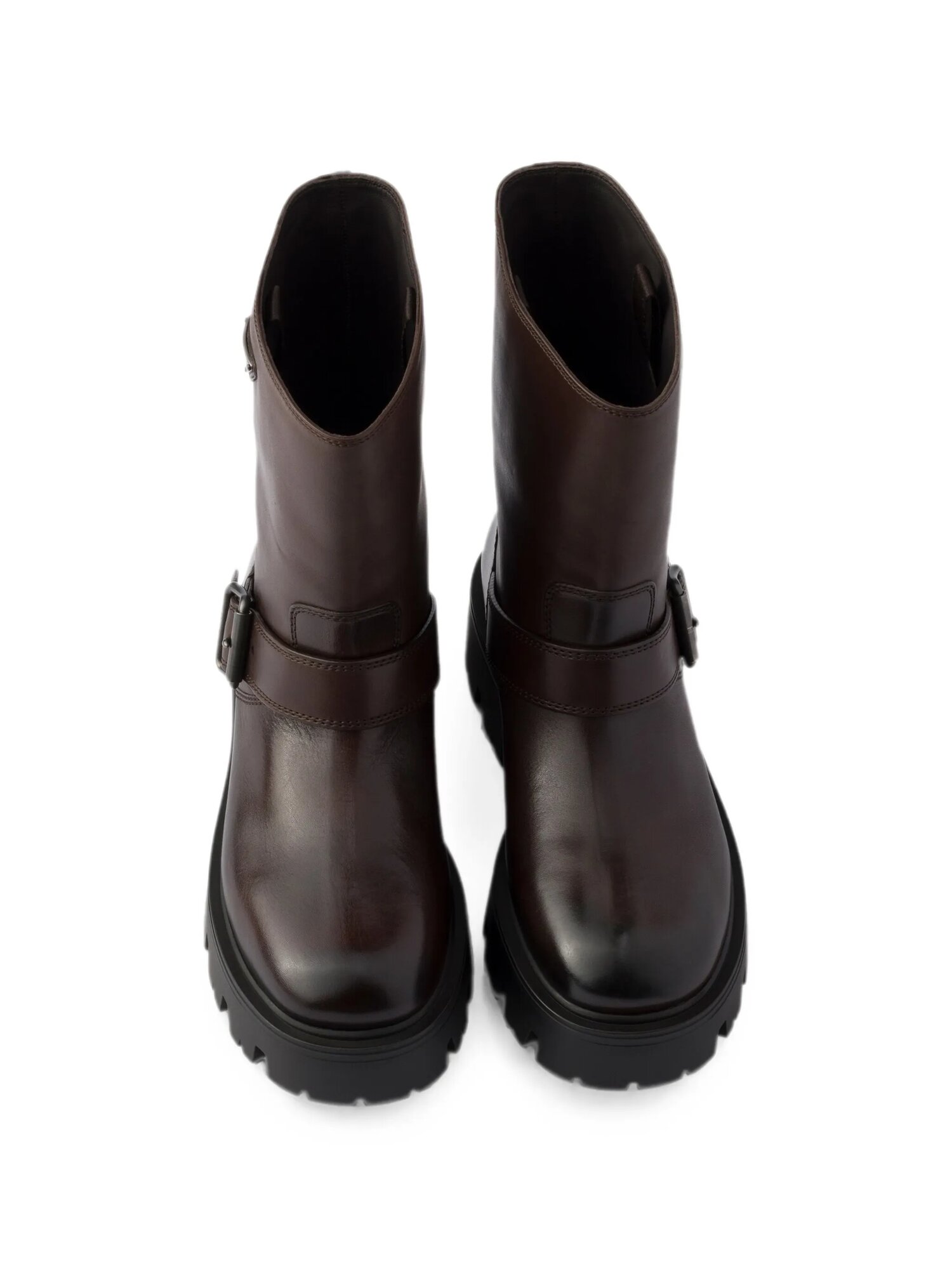 Ботинки Prada Leather booties, размер 38 EU — фото 1