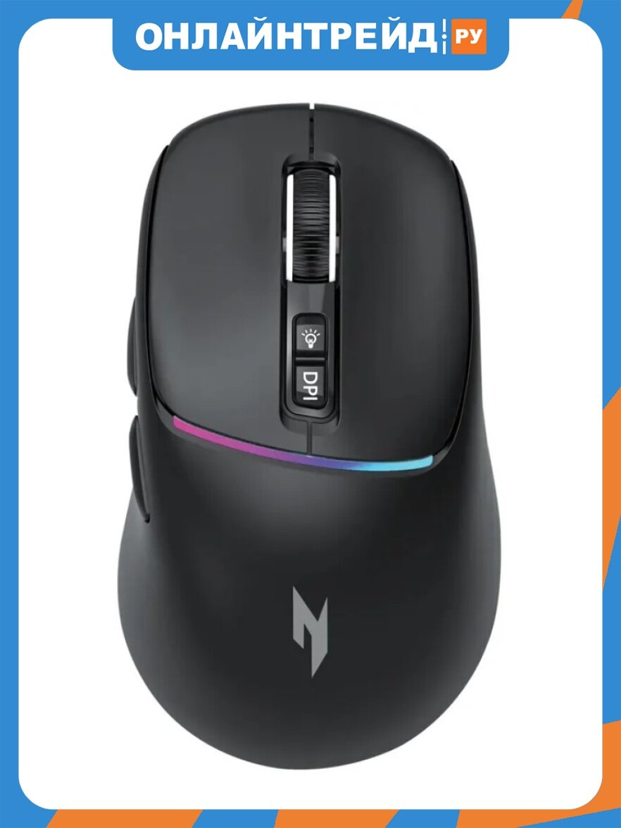 Мышь Acer Nitro OMR506 черный оптическая 12800dpi беспров. BT/Radio USB (ZL. MCE11.01W)