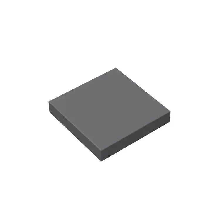 Пластиковые блоки 2x2 dark gray 10 шт