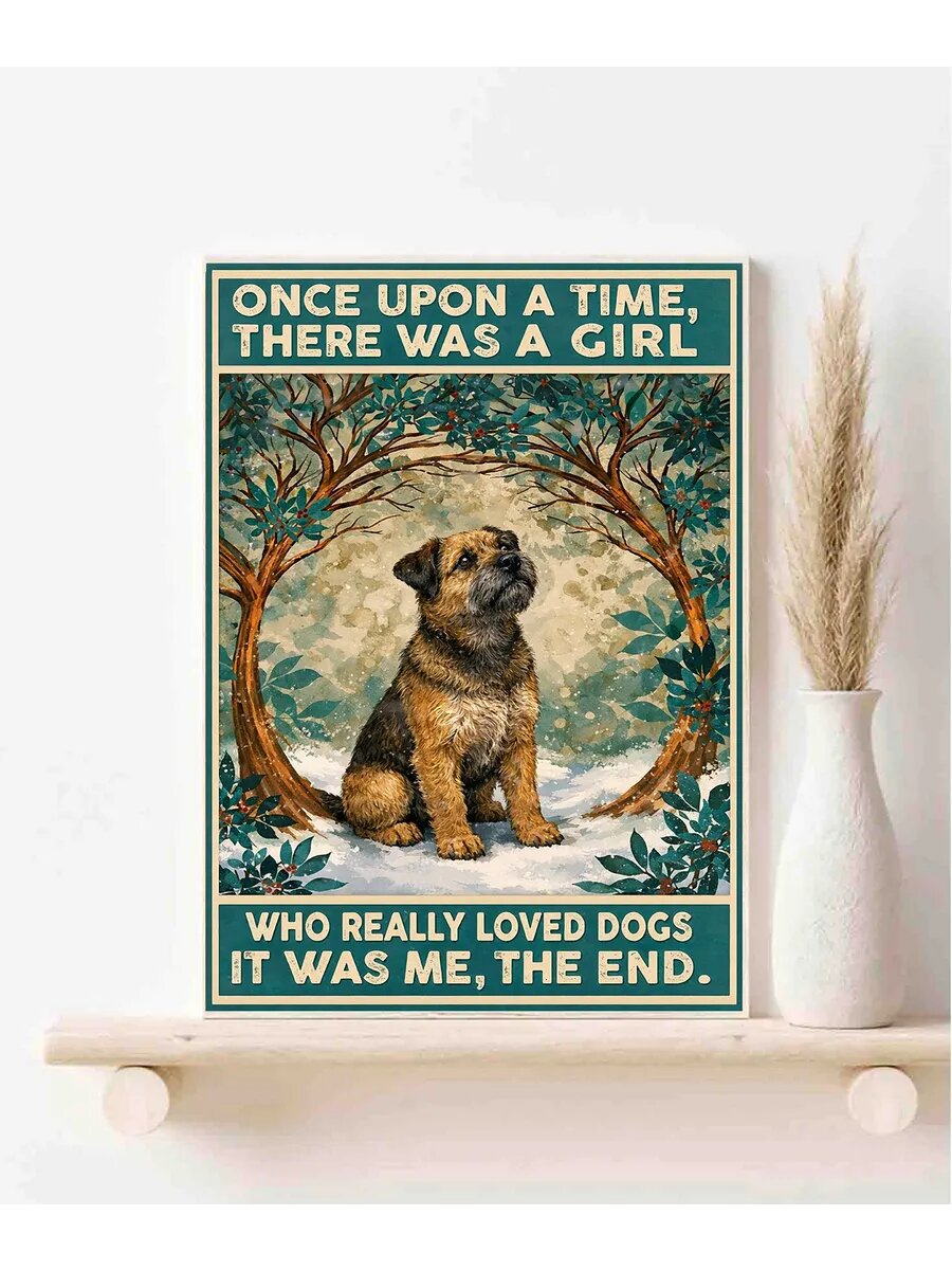Бордер-терьер, Once Upon a Time, Плакат 30x42см