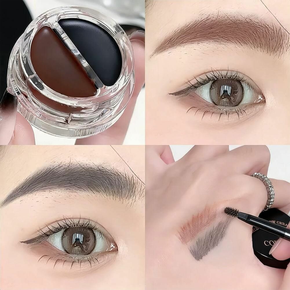 Многофункциональное средство для бровей 4 г, пудра + гель, с