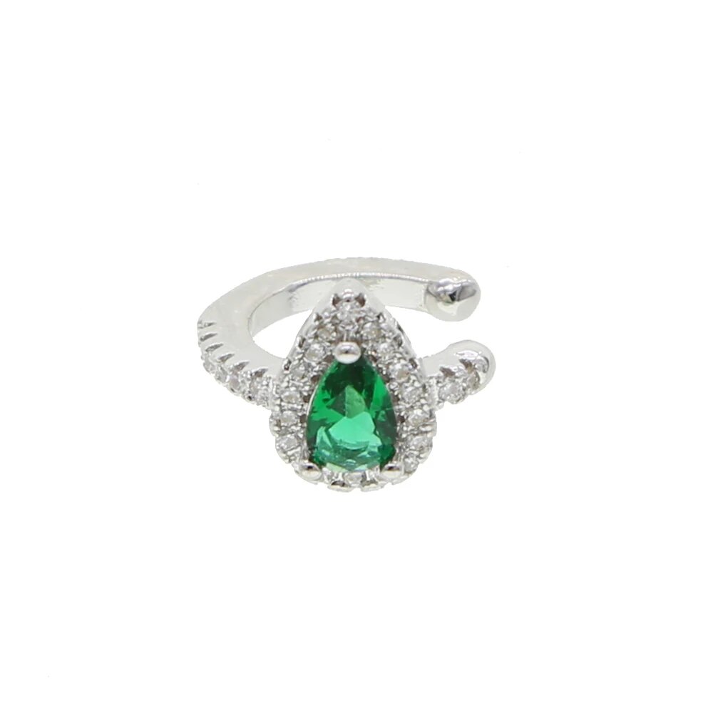 Серьги клипсы sdzstone