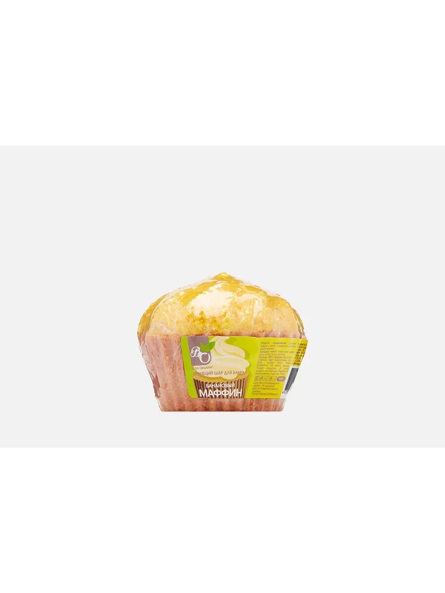 Bliss Organic банан бурлящий маффин для ванн 170 г