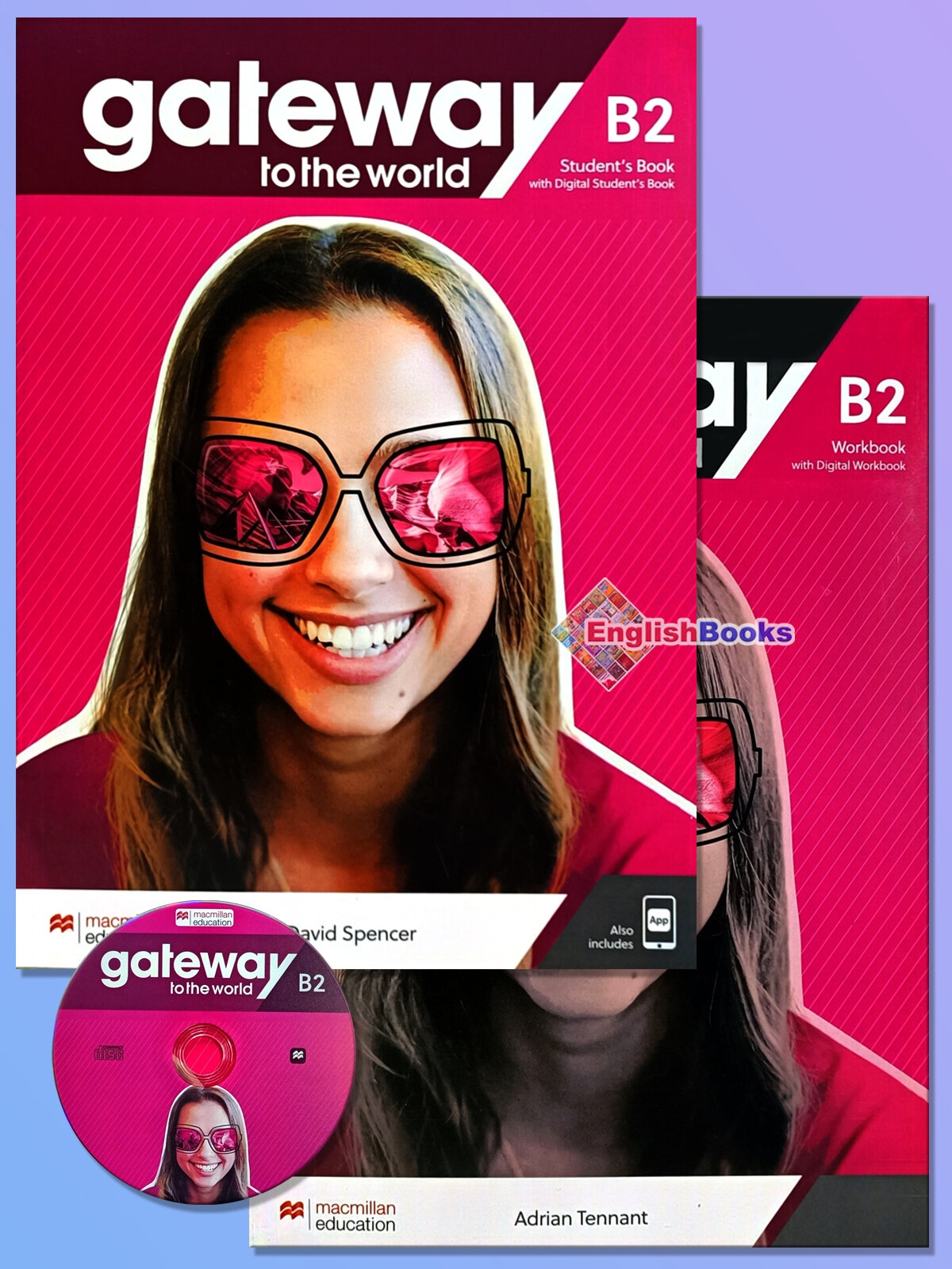 Gateway to the world B2, комплект учебник (Student's Book) , рабочая тетрадь (Workbook) , CD