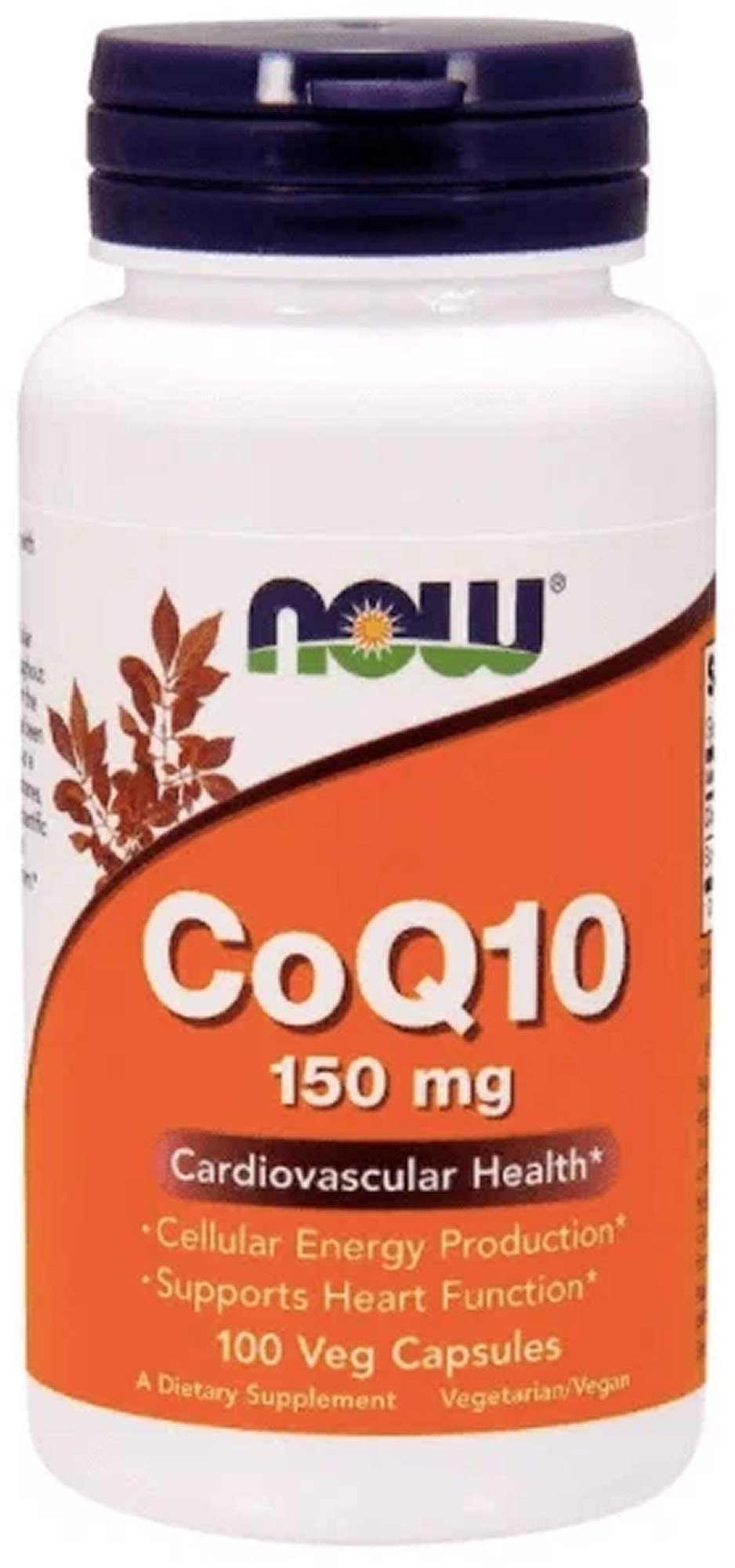 Коэнзим Q10 150 мг вегетарианские капсулы, мощный антиоксидант 100 шт