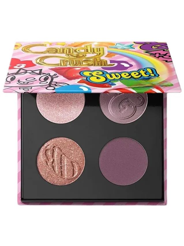 Палетка теней Candy Crush Eyeshadow Palette 01 Sugar Sunset Палетка теней 4 г Candy Crush Eyeshadow Palette 01 Sugar