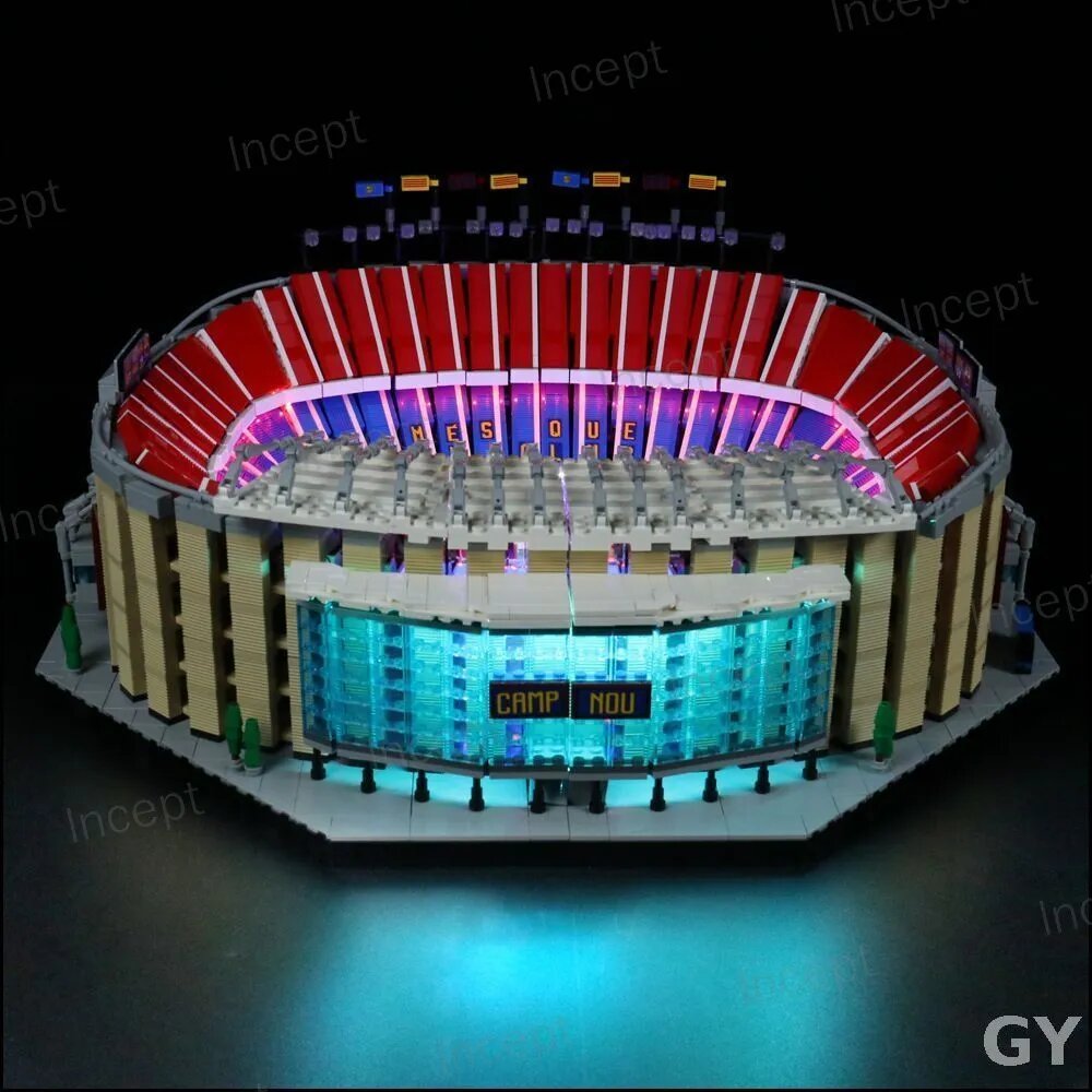 Эксклюзивное светодиодное освещение для 10284Camp Nou Barcelona building kitKk (продается только светодиодное освещение, не включая строительные блоки)