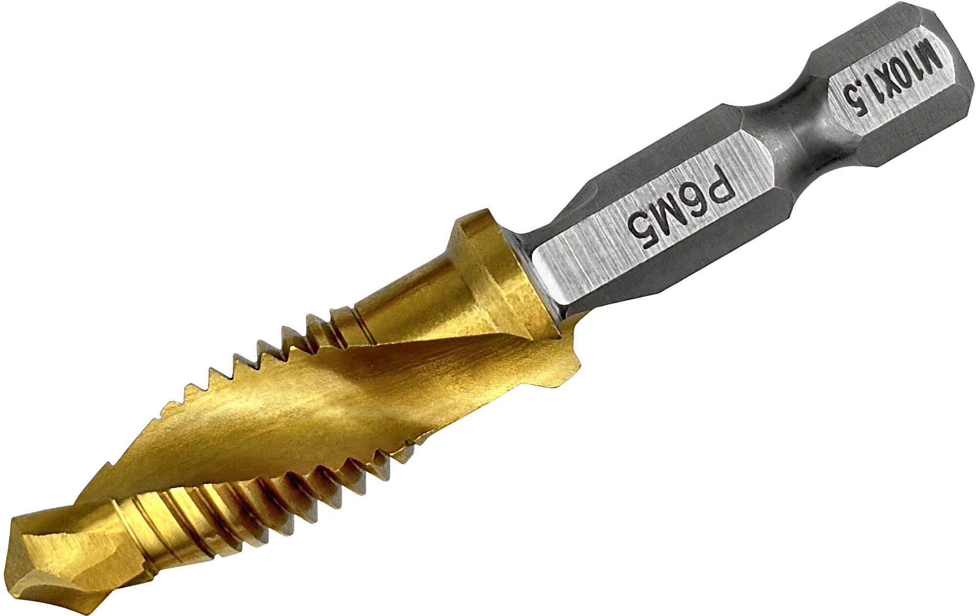 Сверло-метчик по металлу Р6М5 Vertextools 7090-10 8.5x59 мм