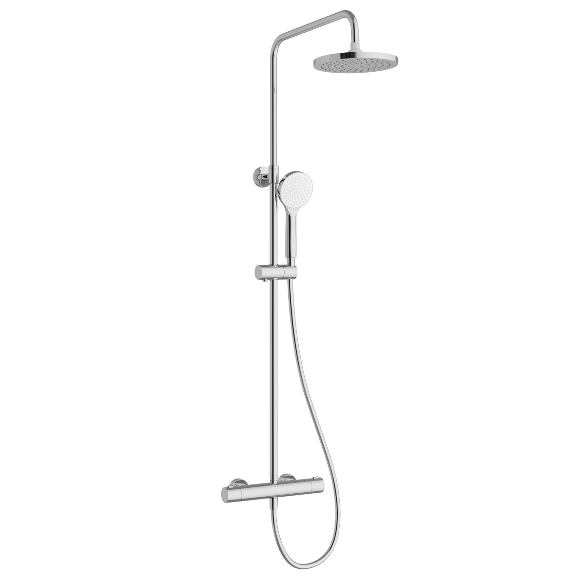 Душевая система Vitra Joy A47298EXP с термостатом цвет Хром