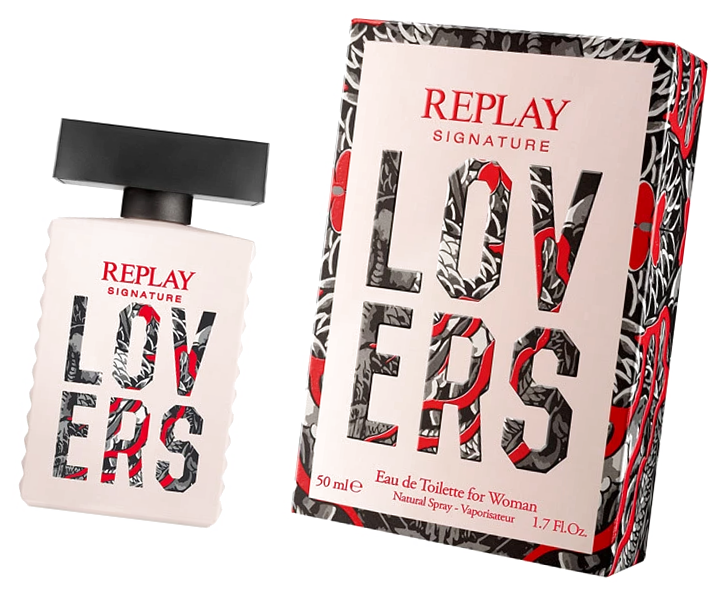 Реплей Сигначе Лаверс Фо Вумен женская туалетная вода 100 мл - Replay Signature Lovers For Woman