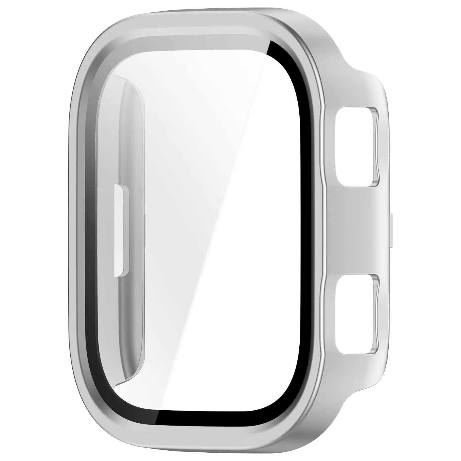 Защитное стекло и чехол для Amazfit BIP Max OUIO Amazfit Bip Max, Matte Silver