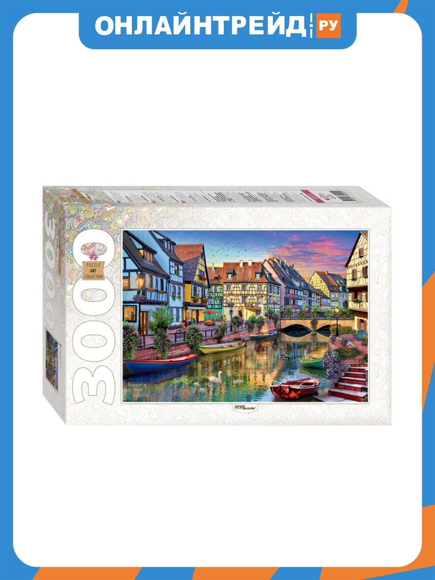 Пазл Step Puzzle Канал Кольмар. Франция 3000 элементов