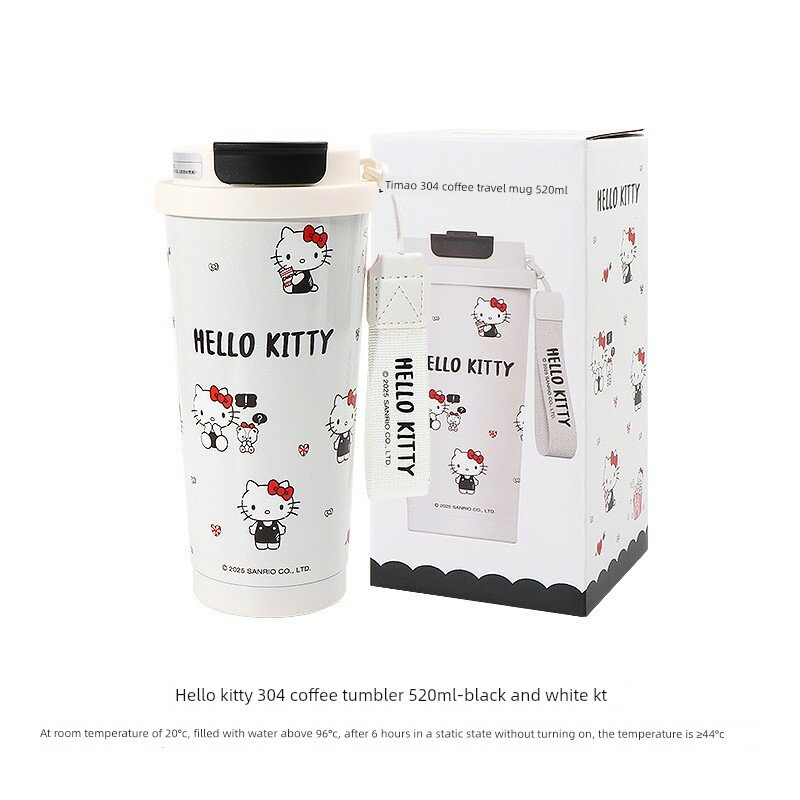 Дорожная кофейная кружка Miniso Sanrio Hello Kitty, милая кружка для напитков My Melody, 520 мл Hello Kitty =