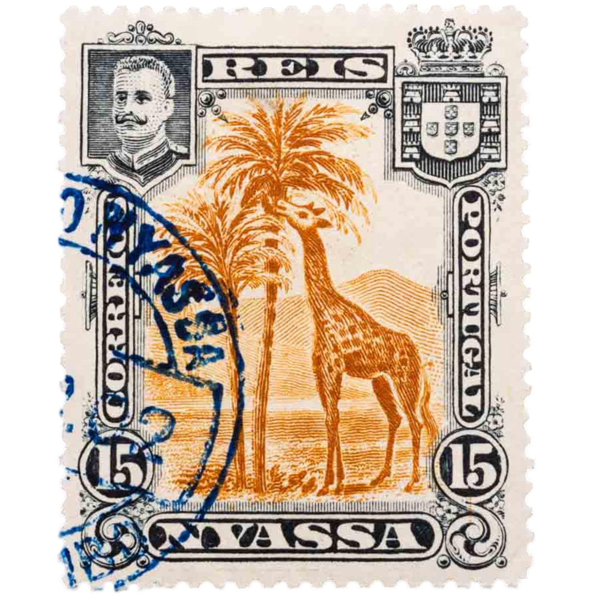 Ньяса марка 1901-1921 "Фауна" Португальский Мозамик