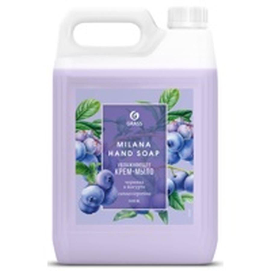 Жидкое крем-мыло Grass Milana Черника в йогурте 5 кг