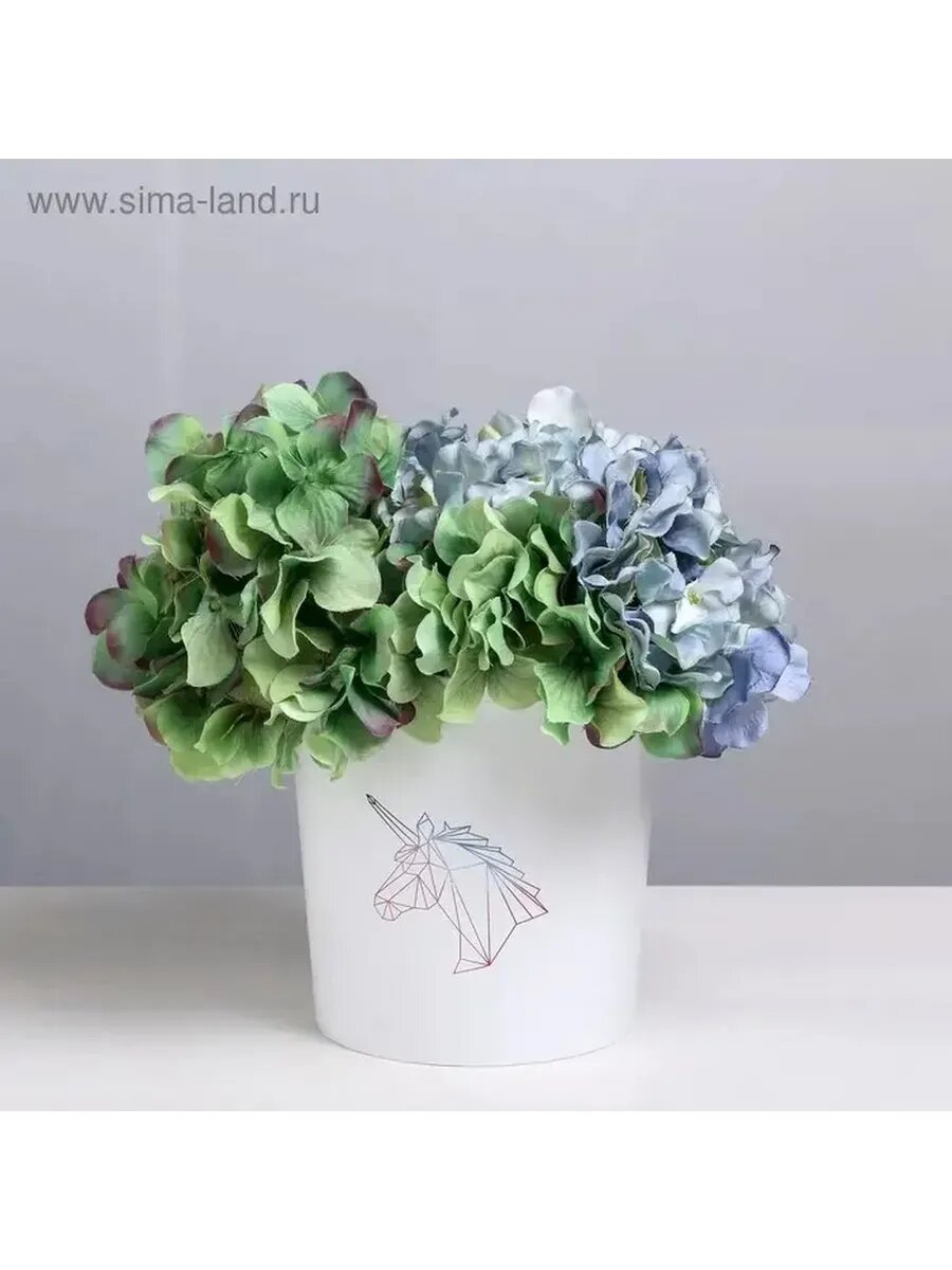 Стильное кашпо для цветов Единорог, 1.6 л