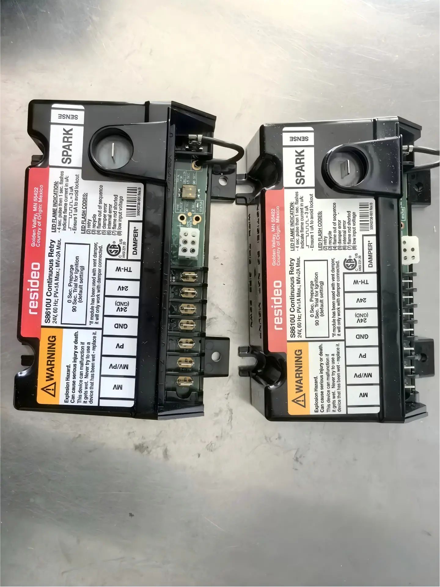 Модуль управления горелкой Honeywell S8610U3009, блок розжига и контроля пламени для газовых горелок