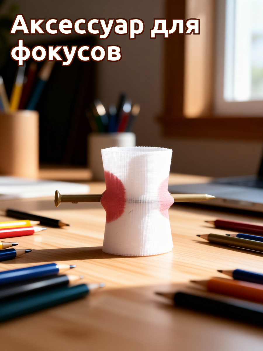 Смешной Проп Для Хэллоуина Фальшивый Гвоздь Через Палец Игрушки Для Шуток 7X4.0X0.30Cm