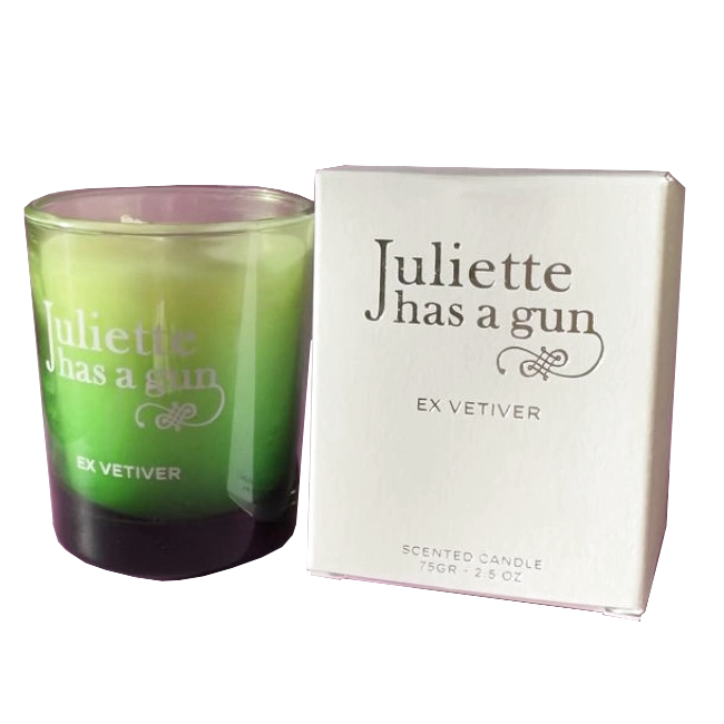 Свеча Juliette Has A Gun Ex Vetiver 75 гр для дома / духи Джульетта С Пистолетом Ветивер