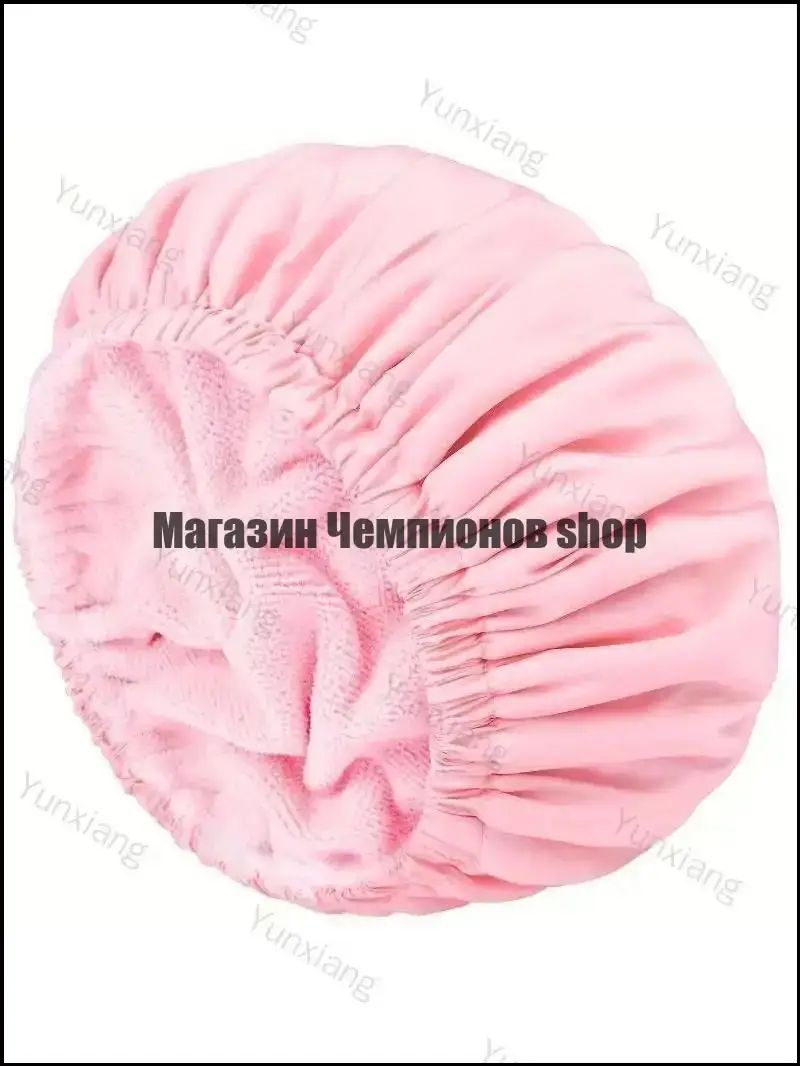 Регулируемая махровая шапочка для душа