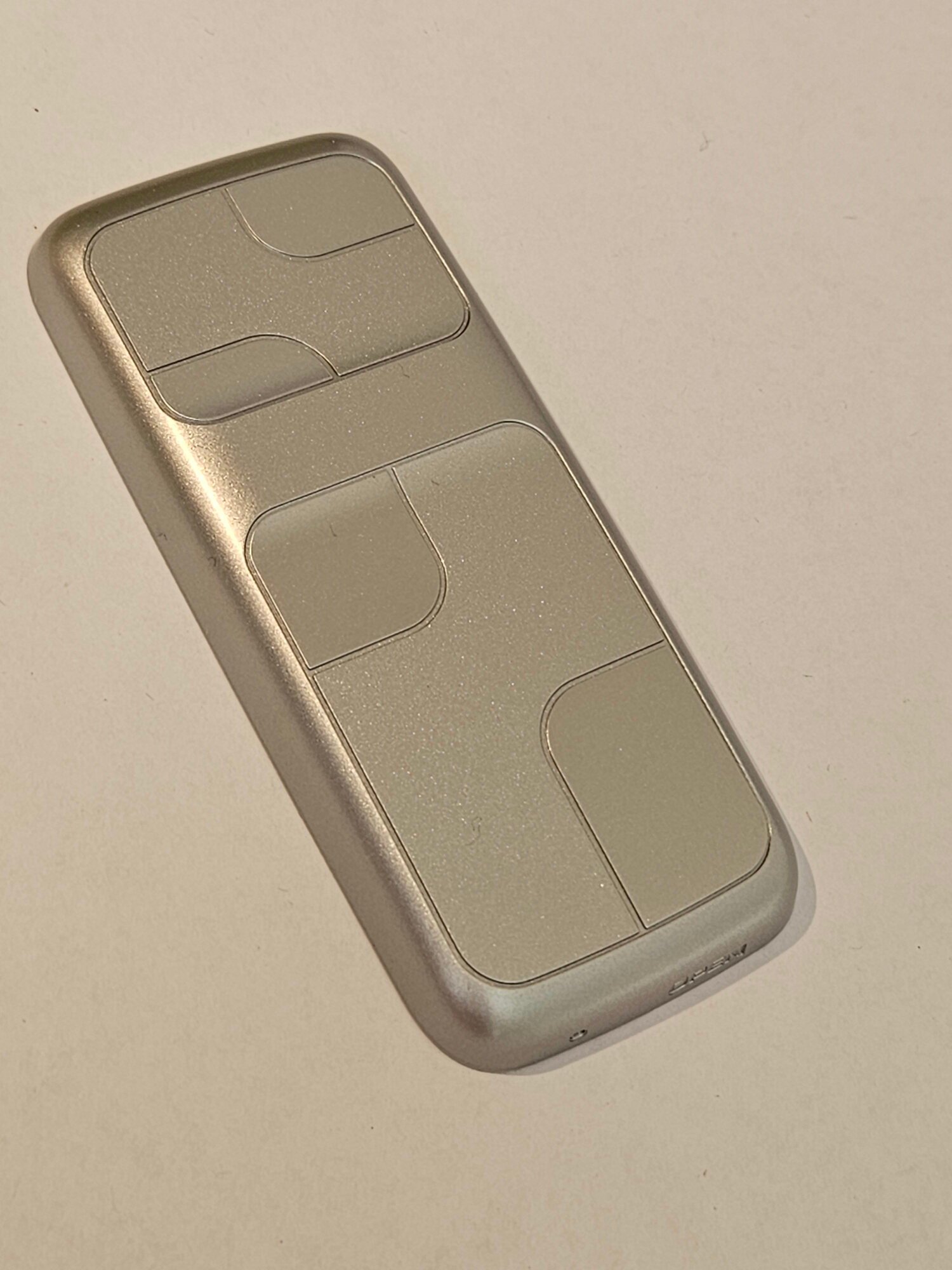 Крышка аккумулятора для Alcatel OT E105 (цвет - silver), оригинал