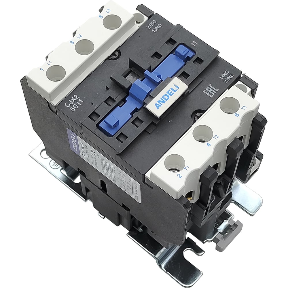 Контактор ANDELI CJX2-5011 50A 220В/AC3 1но+1нз 50Гц ADL08-012