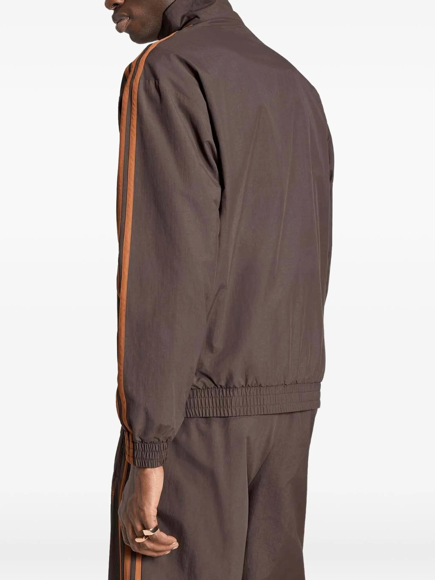 Куртка adidas Firebird side-stripe track jacket, размер 48 GER, коричневый — фото 1