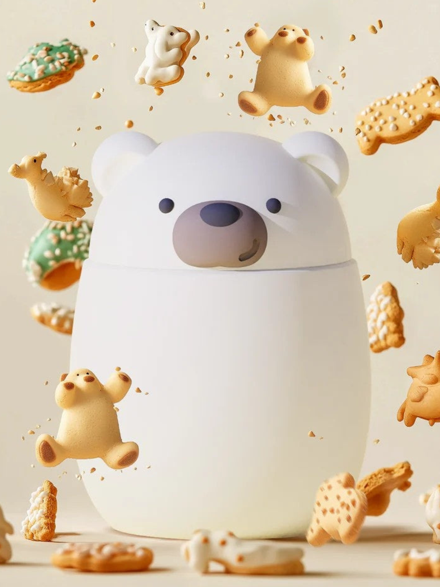 Термос для еды ASOBU Асобу Bestie Foodie Белый Медведь 600 мл