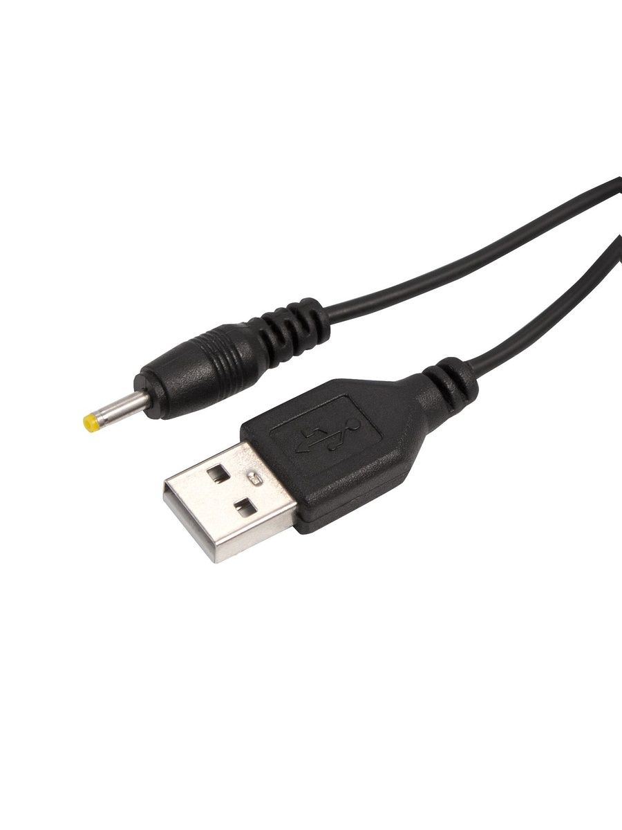 Кабель USB, DC 0,7х2,5 мм, 1м, Rexant, черный