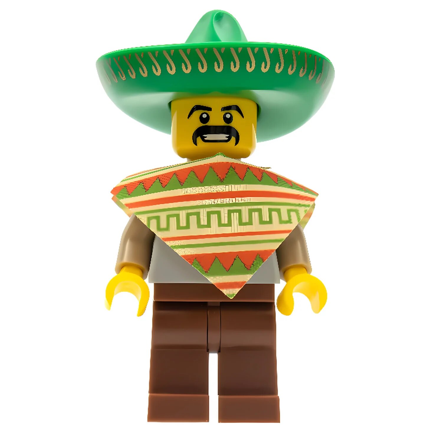 Минифигурка Lego Collectible Minifigures Mariachi / Maraca Man, Series 2 (Minifigure Only without Stand and Accessories) col017 U