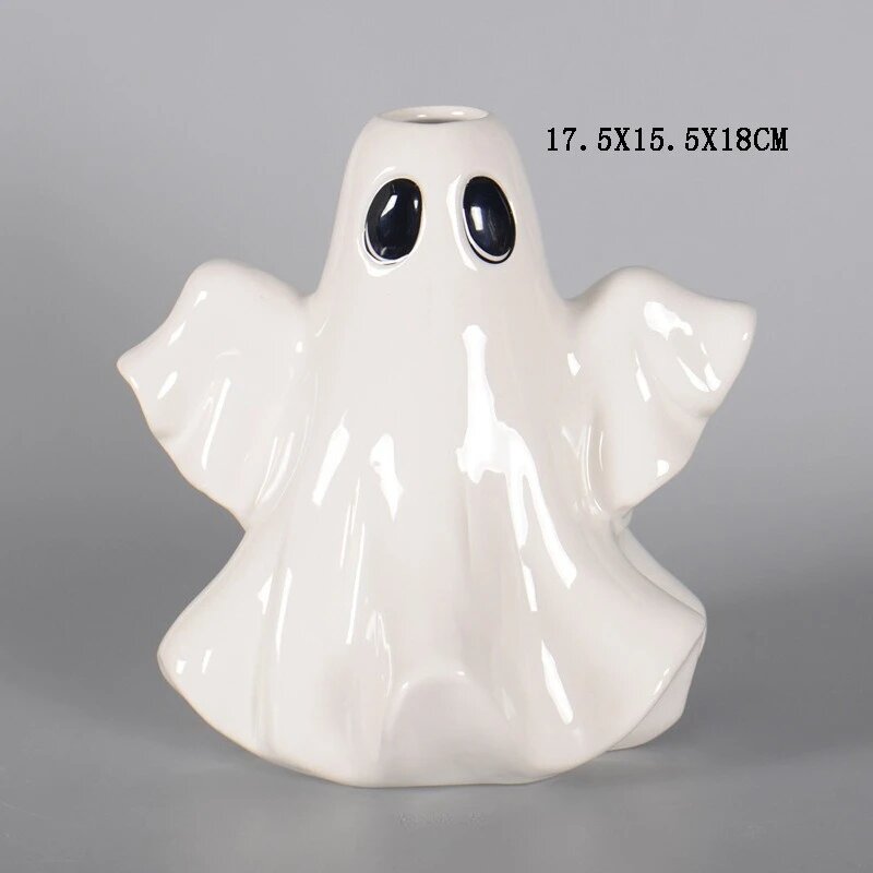 Керамическая ваза для цветов Halloween B