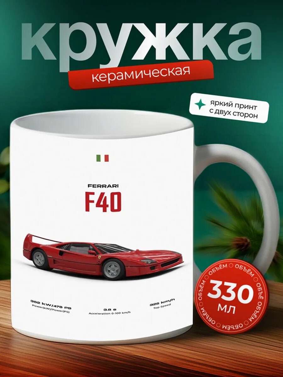 Кружка Феррари F40 Ferrari F40 13,