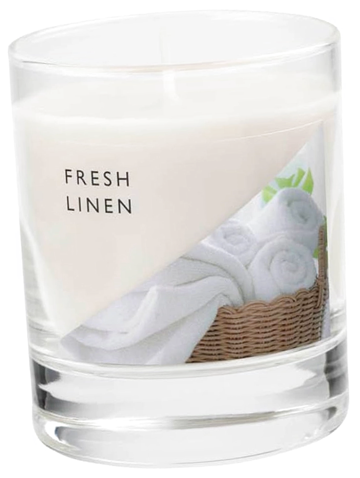 Wax Lyrical Fresh Linen 132 гр - свеча для дома / Вокс Лирикал Свежий Лен