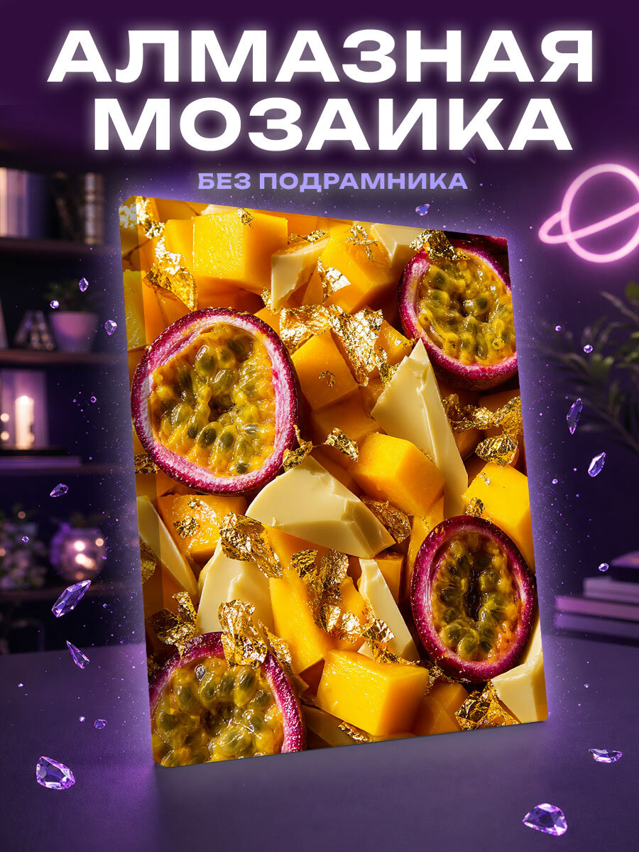 Алмазная мозаика Золотая мозаика тропической роскоши