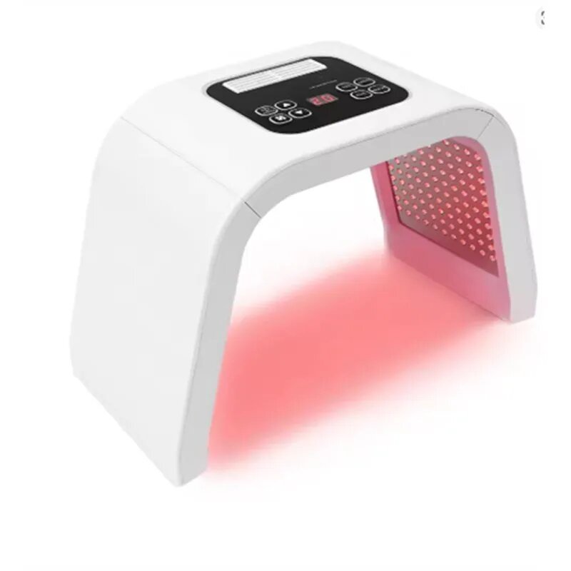 Маска Для Лица С LED PDT, 7 Цветов, Ухода За Кожей, Терапия Красоты И Здоровья, Удаление Акне, Против Морщин, EU Вилкой.