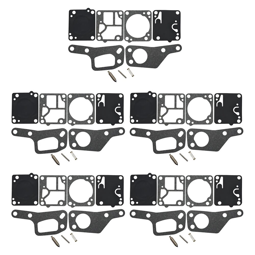 Прокладка диафрагмы карбюратора для McCulloch Mini Mac 110 120 130 140 Zama Carb M1 M7, восстановление карбюратора бензопилы, 5 шт./лот