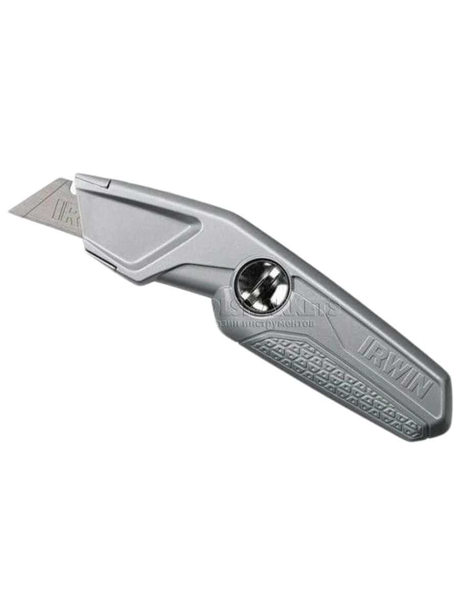 IRWIN 10508103 Нож метал. с фиксированным трапецивидным лезвием 4 Point - 4 режущие грани