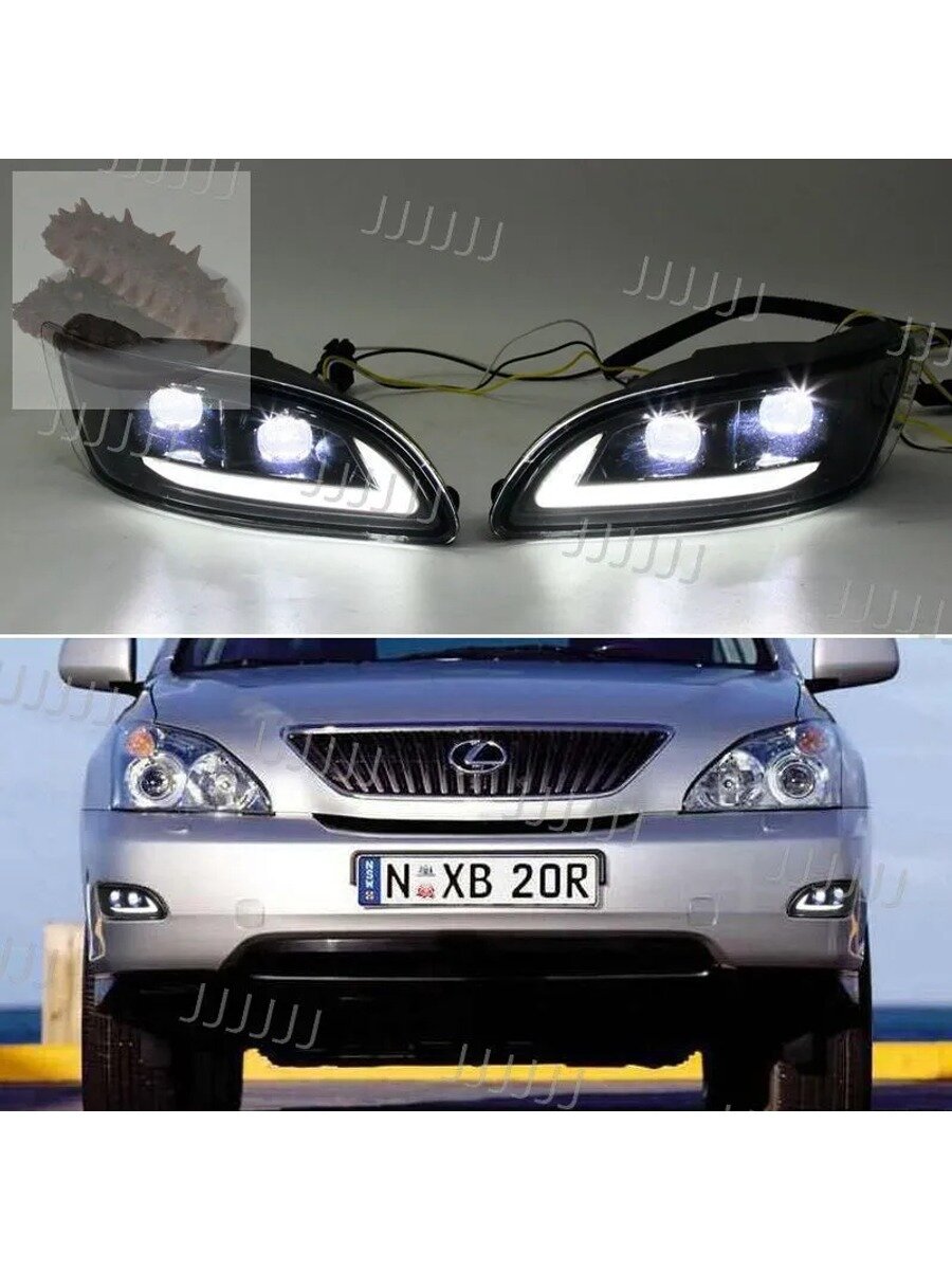 Фара автомобильная, 2 шт, арт. Lexus RX300 RX330 RX350 RX II 2003-2009