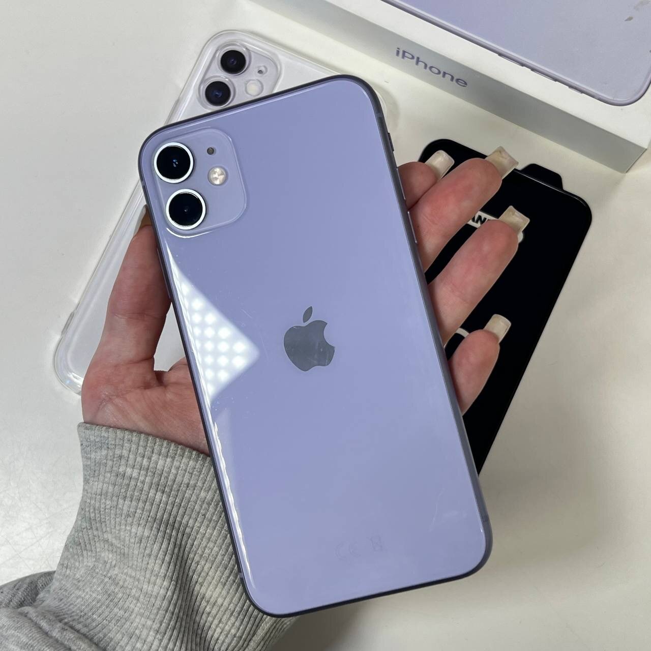 Смартфон Apple iPhone 11 128GB Purple(состояние хорошее) (без RUSTORE/MAX)