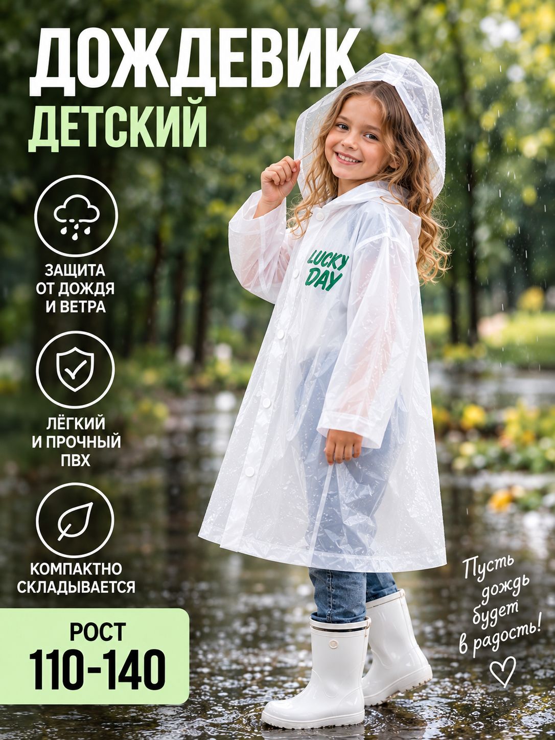 Плащ-дождевик МалиКоль