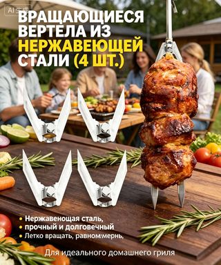 Шампур нержавеющая сталь