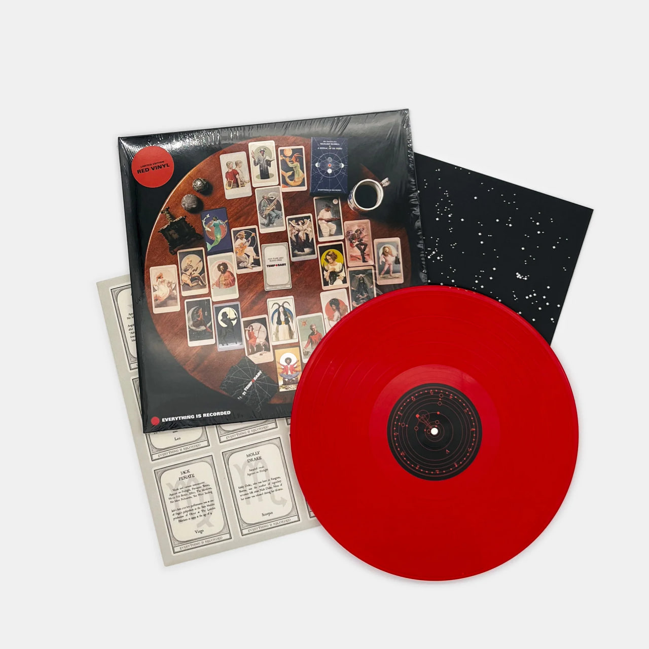 Everything is Recorded - Temporary - Red LP - новая виниловая пластинка