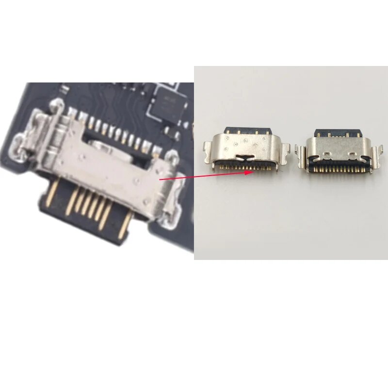 2шт. Зарядные порты USB Type-C Black (2Pcs)