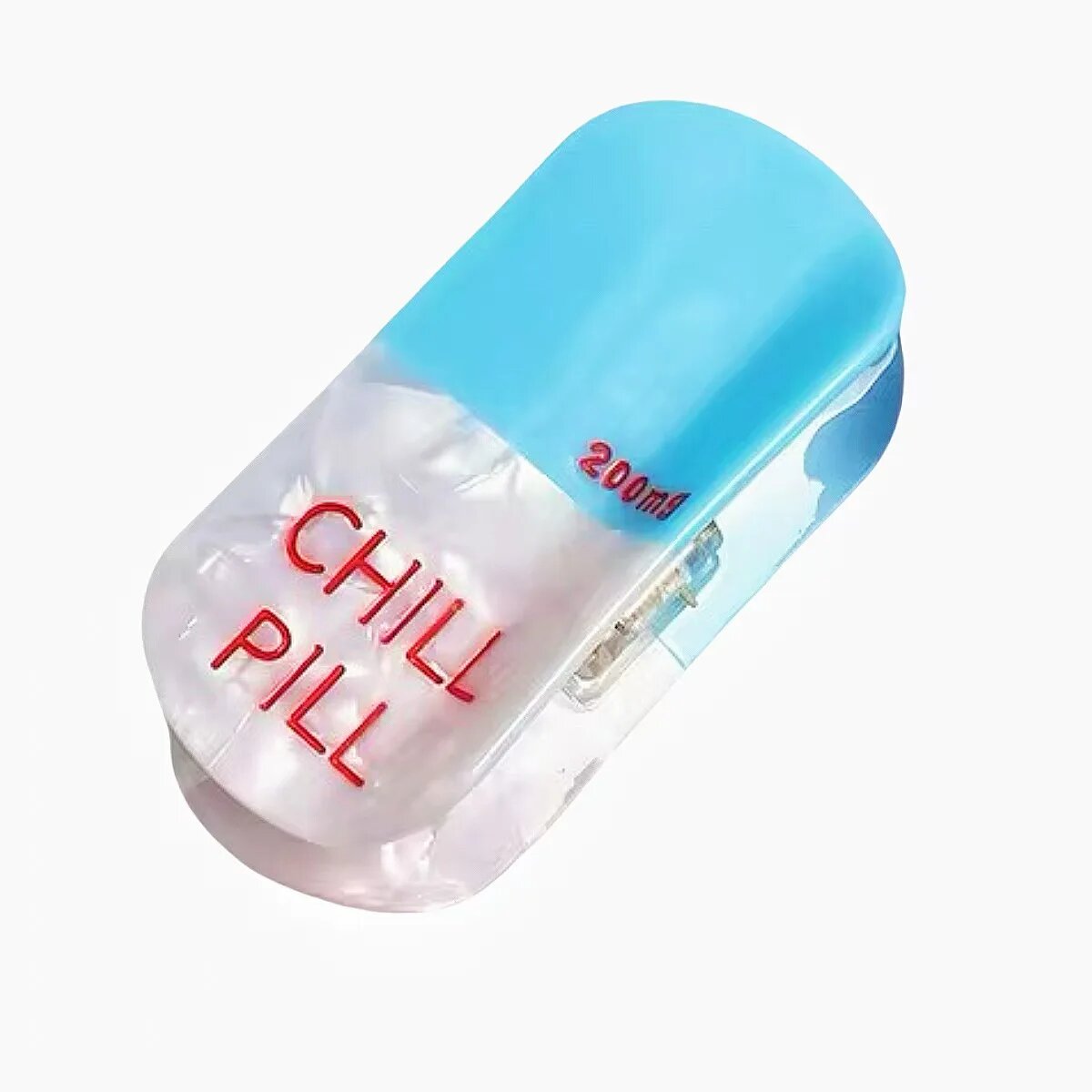 Сердечная заколка из акрила YX-911 Blue pill