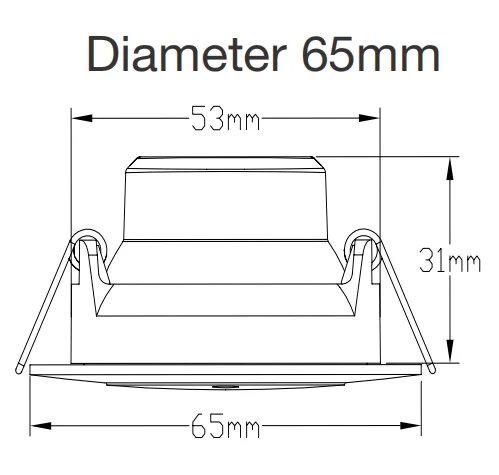 Датчик присутствия и движения Zigbee 6М Diameter 65MM