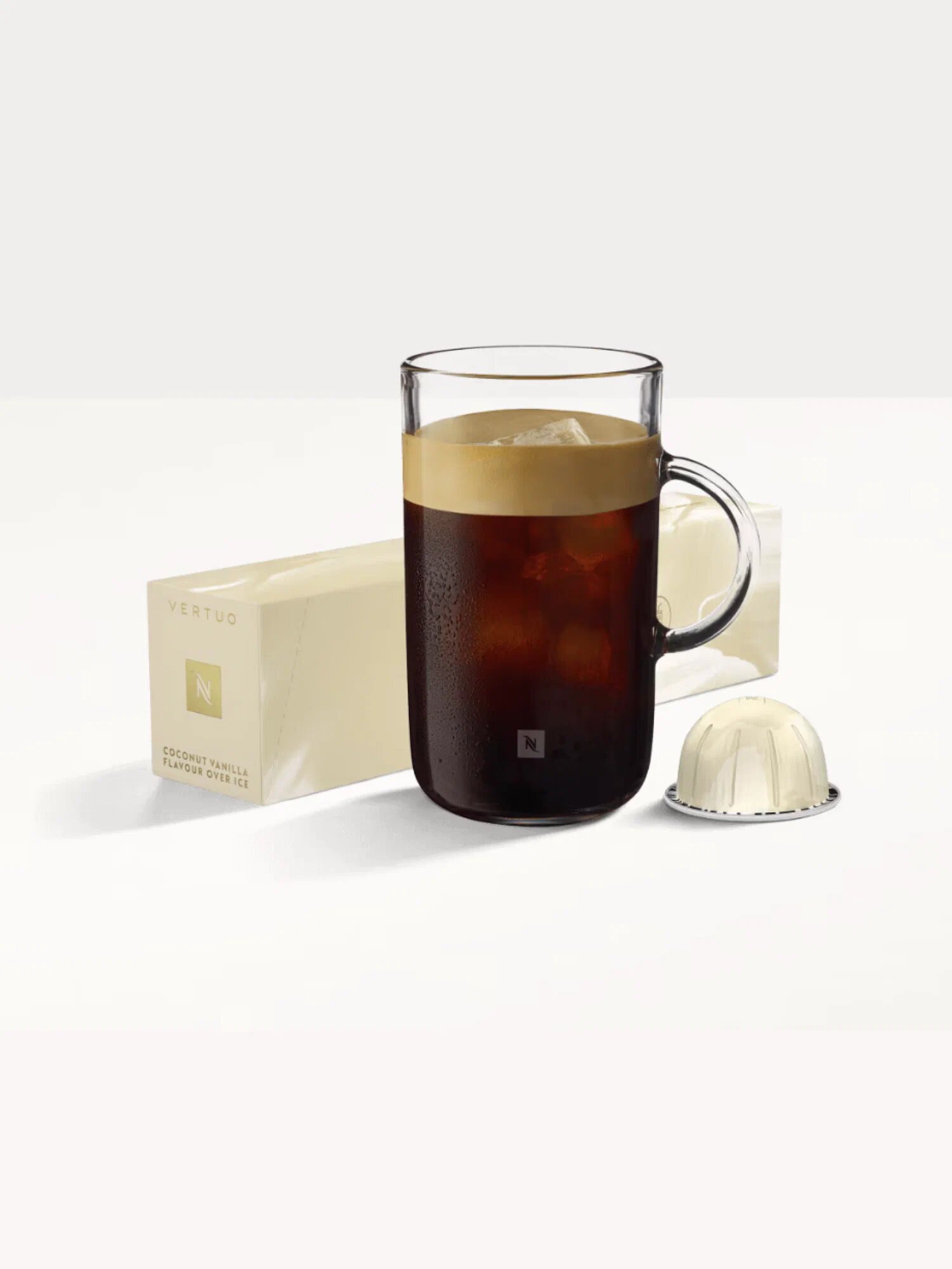 Капсулы для кофемашины Nespresso Vertuo Coconut Vanilla Flavour over Ice, 230 ml