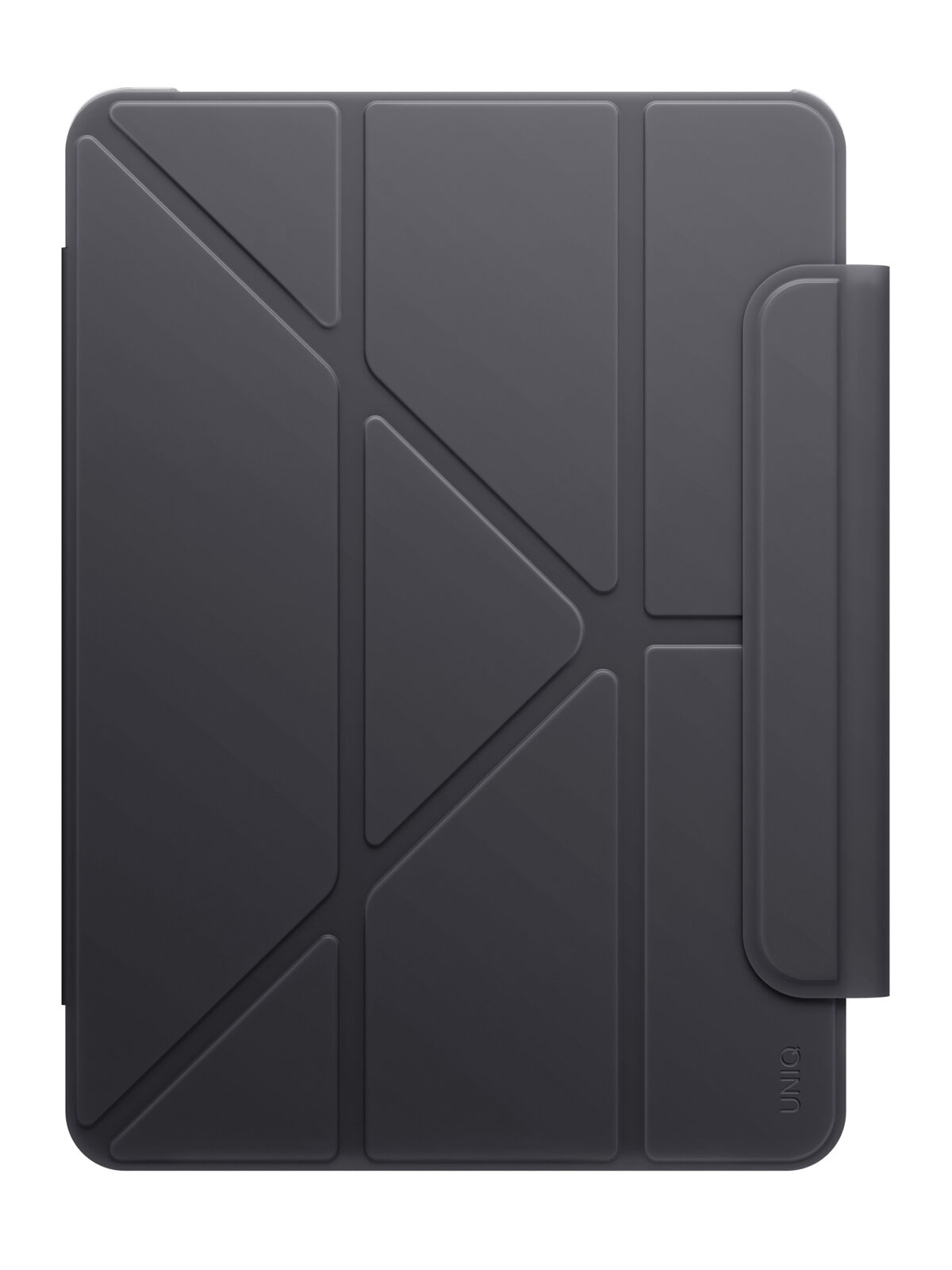 Чехол Uniq для iPad Air 13 (2024-2026), Camden Lite со съемным карманом для стилуса, на магните, темно-серый