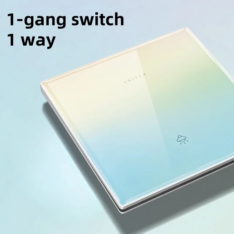 SHINEKNOT Ультратонкий скрытый переключатель 1-3 группы 10А медный 1-gang 1 way